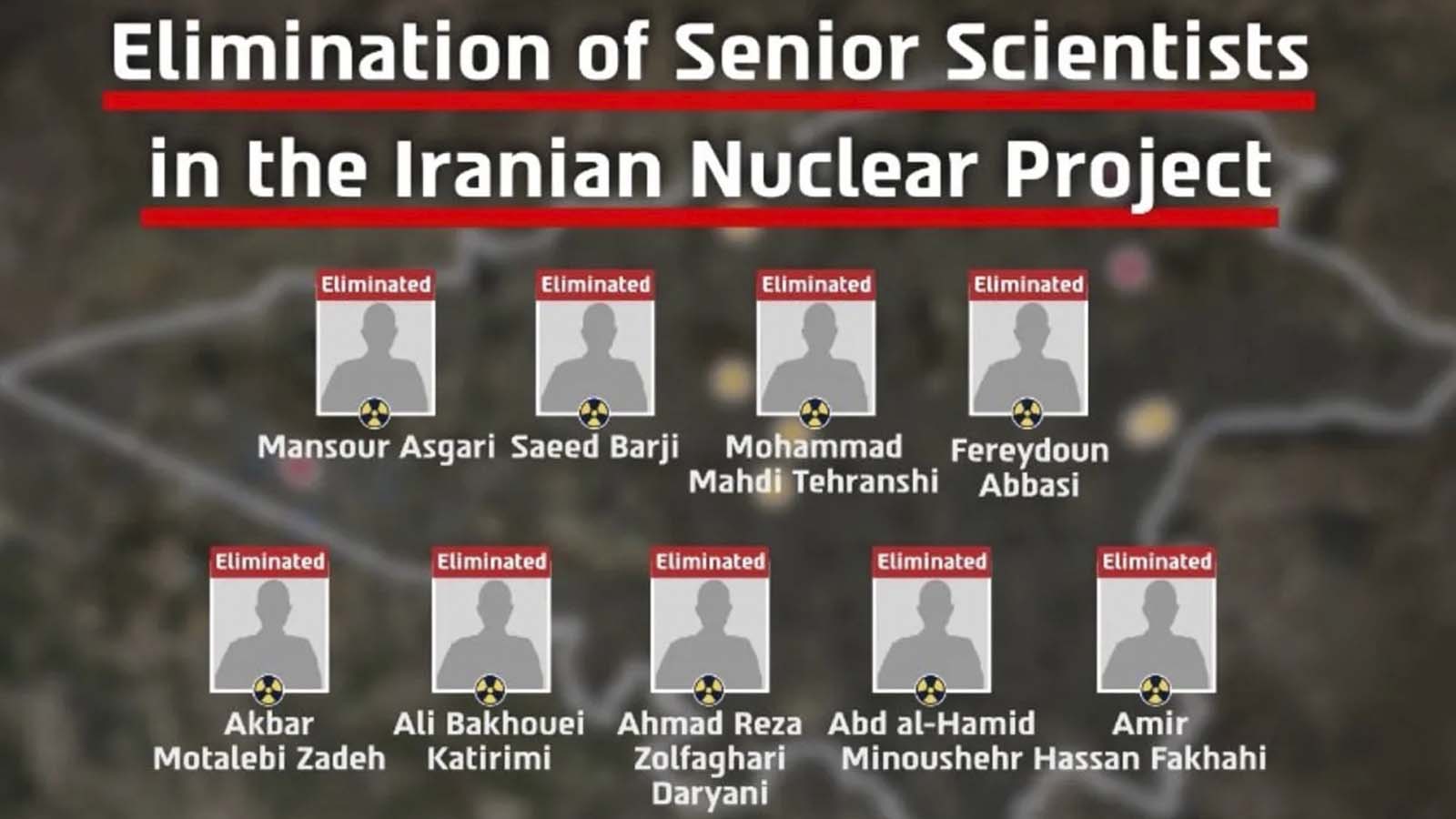 Israel Killed 9 Top Iranian Nuclear Scientists Simultaneously Using ...