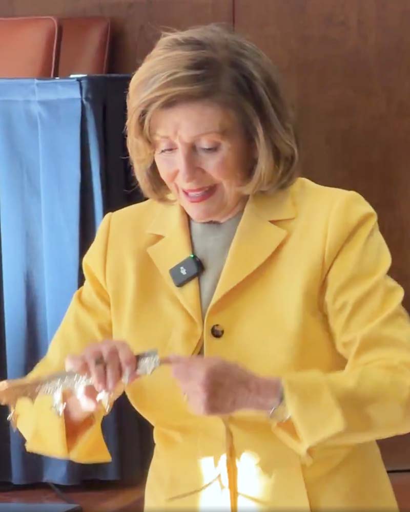 Watch: Pelosi Tears Up a ‘Crown’ to Celebrate ‘No Kings’ Day | TRUTH Press