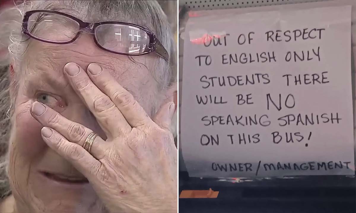 School Bus Driver Fired Over ‘English-Only’ Sign Claims It Was Aimed to ...