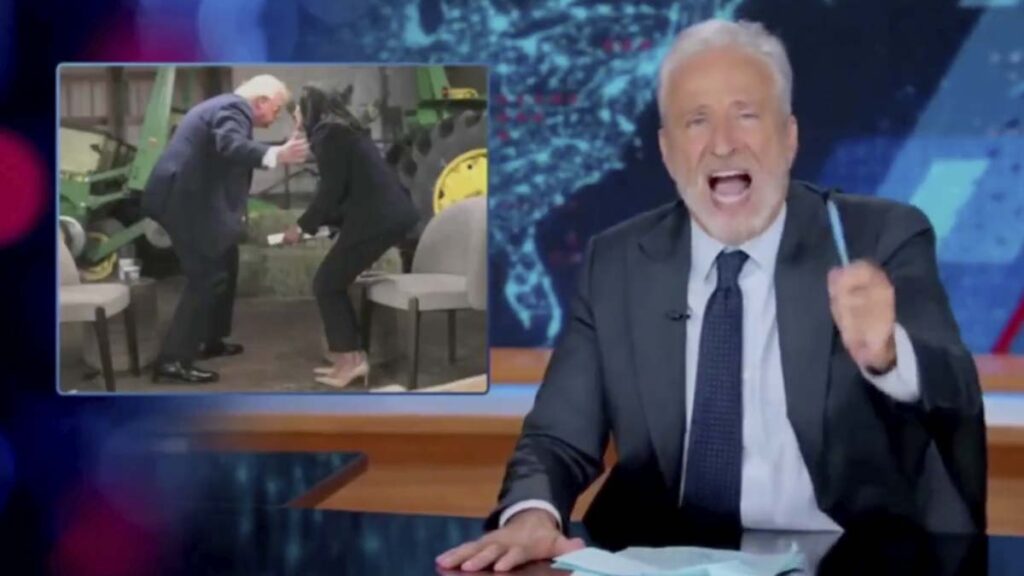 Jon Stewart Torches NBC’s Kristen Welker for 'Worst Plea' After Trump ...